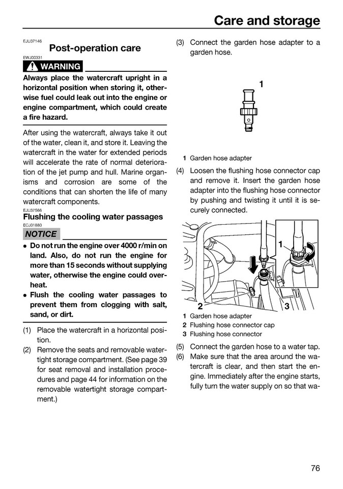 Yamaha Owners Manual Book 2016 WaveRunner FZR (SVHO) | eBay