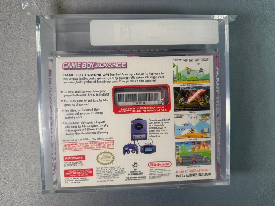 Nintendo GameBoy Advance GBA Pink Console New In Box VGA 75 | eBay