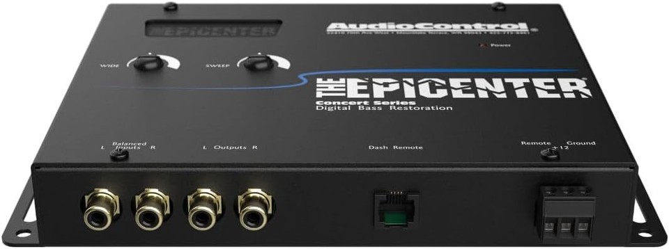 AUDIOCONTROL THE EPICENTER BLACK CAR AUDIO BASS RESTORATION DIGITAL ...