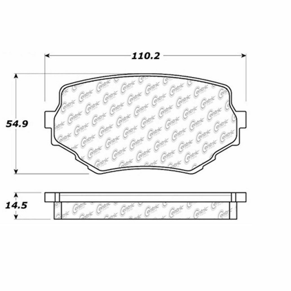 BRAND NEW PRONTO FRONT BRAKE PADS PCD680 / D680 FITS *SEE CHART* | eBay