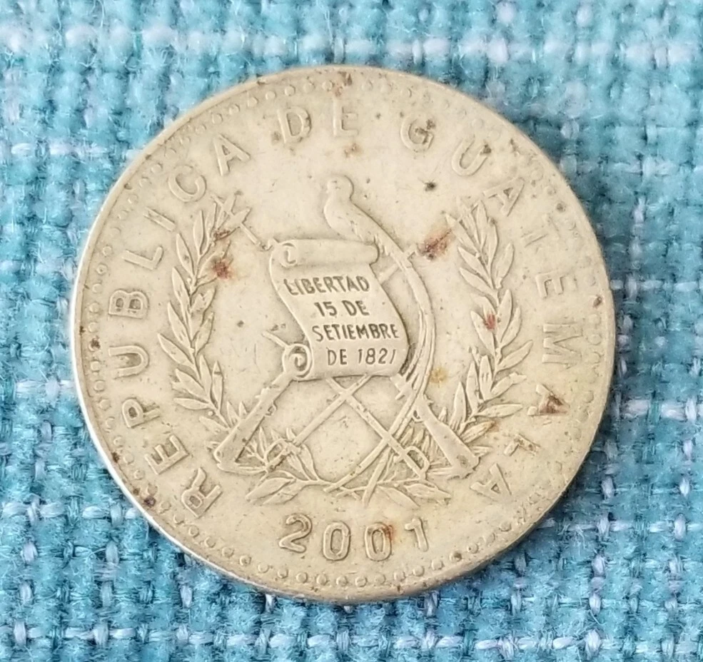 Guatemalan Quetzal Coin Peace