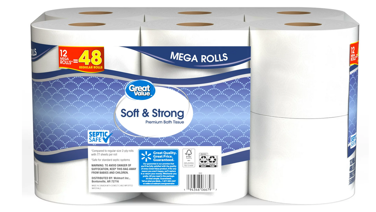 Great Value Paper Towels Great Value Ultra Strong & Absorbent Paper