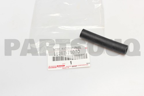 1626775070 Genuine Toyota HOSE, WATER BY-PASS, NO.3 16267-75070 | eBay