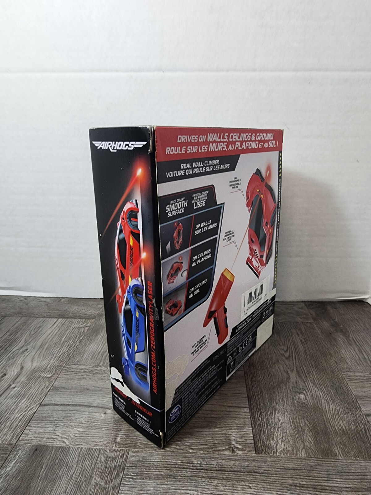 Air Hogs Zero Gravity Laser Guided Wall Climbing Remote Control Car ...