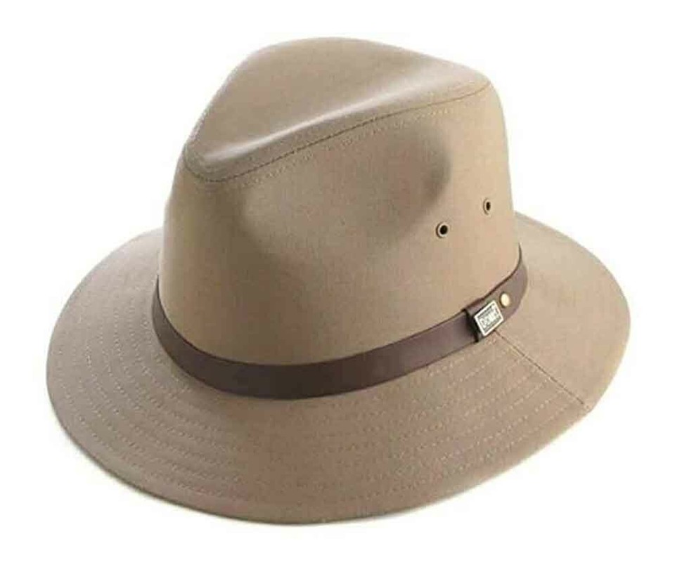 Dobbs/STETSON "GABLE" All-Weather Cotton Poplin Safari Hat, Style#4022 ...
