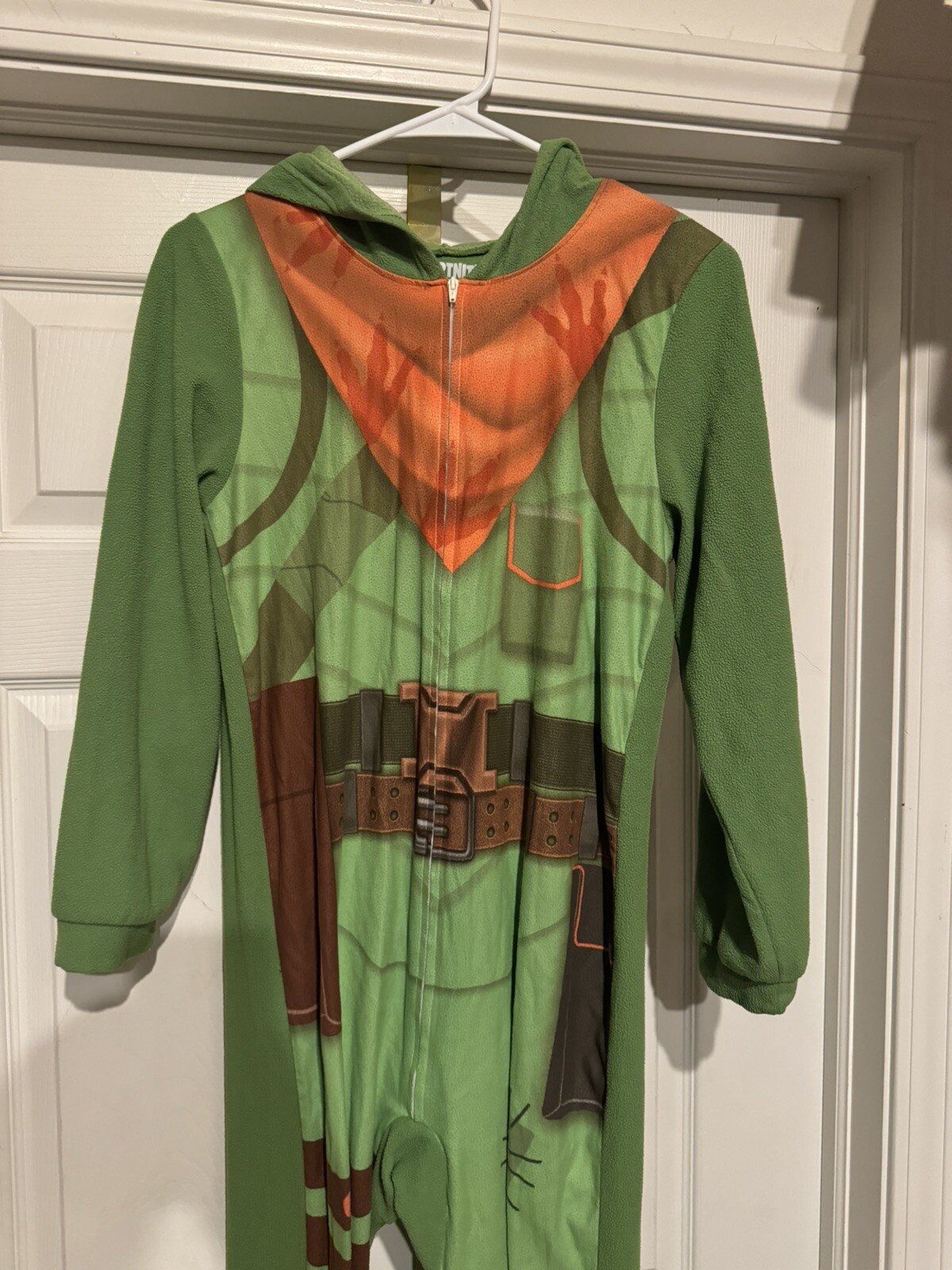 Fortnite Rex Dino Costume One Piece Hoodie Sleeper Ch… - Gem