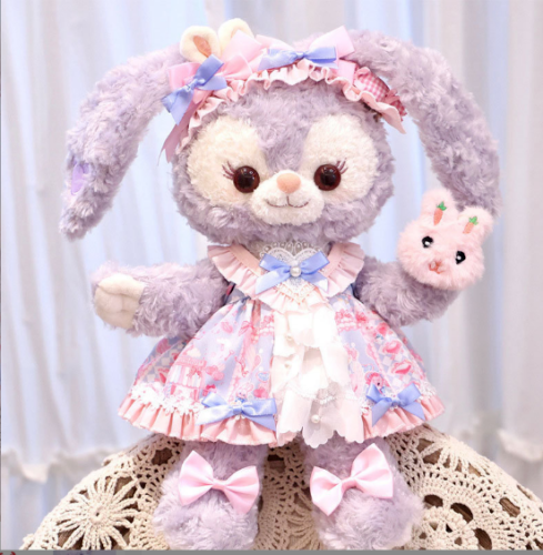 50CM Disney Duffy Friend Stella Lou Rabbit Plush Toy Stuffed Doll Kids ...
