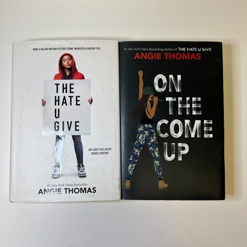 Angie Thomas Lot of 2 On the Come Up 1st Edition & The Hate You Give ...