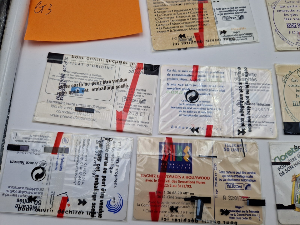 Lot 20 télécartes neuves sous blister CT1 | eBay
