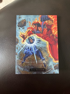 2016 Upper Deck Marvel Masterpieces Battle Spectra Vulcan vs Black Bolt ...