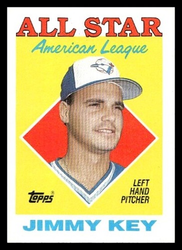1988 Topps #395 Jimmy Key Toronto Blue Jays Baseball card | eBay