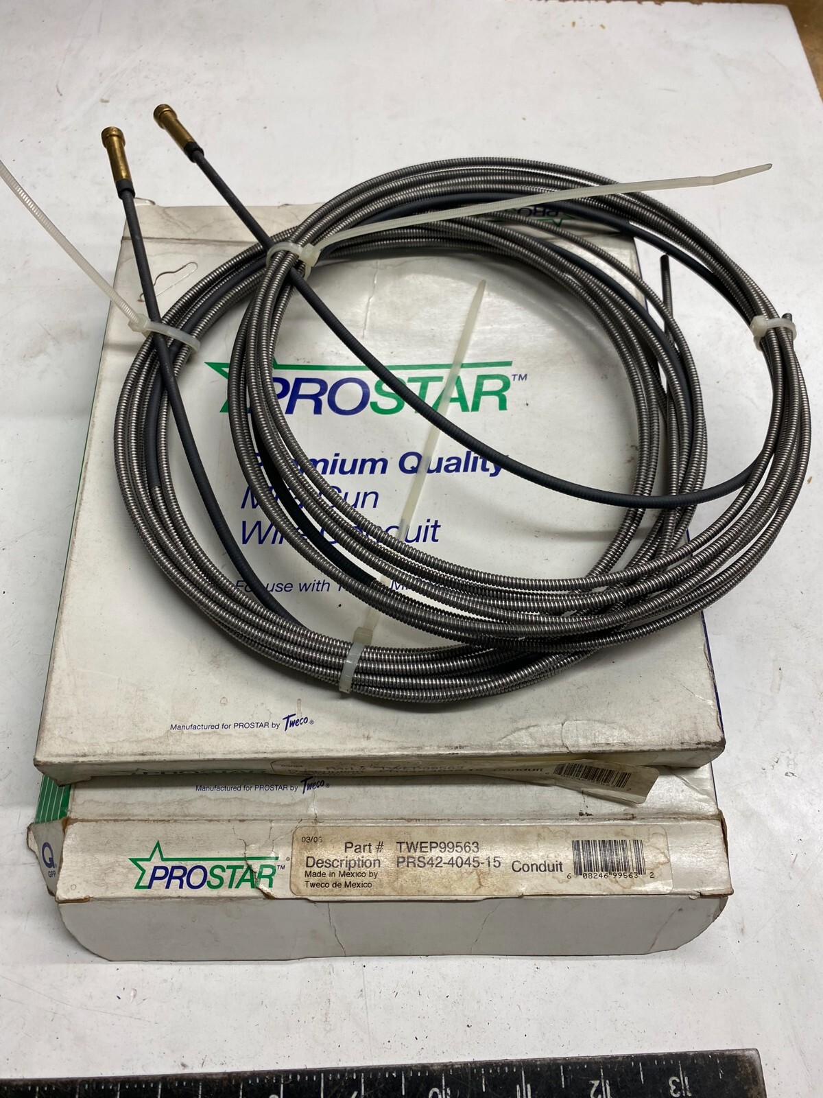 2 Pack Prostar MIG Wire Conduit TWEP99563 Miller PRS42-4045-15 42-4045 ...