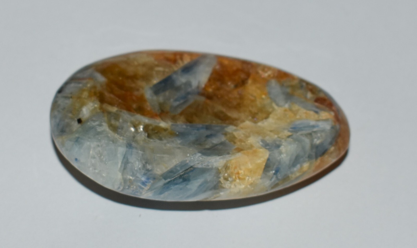 Kyanite Blue & Gold Crystal Rare from North Carolina Hand Carved ...