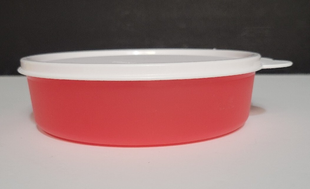 Tupperware 1405 Small 1.5 Cup Wonder Bowl Pink w/ 2541 White Butterfly ...