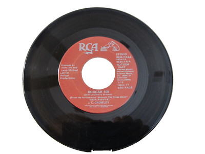45 RECORD - J C CROWLEY - BOXCAR 109 | eBay