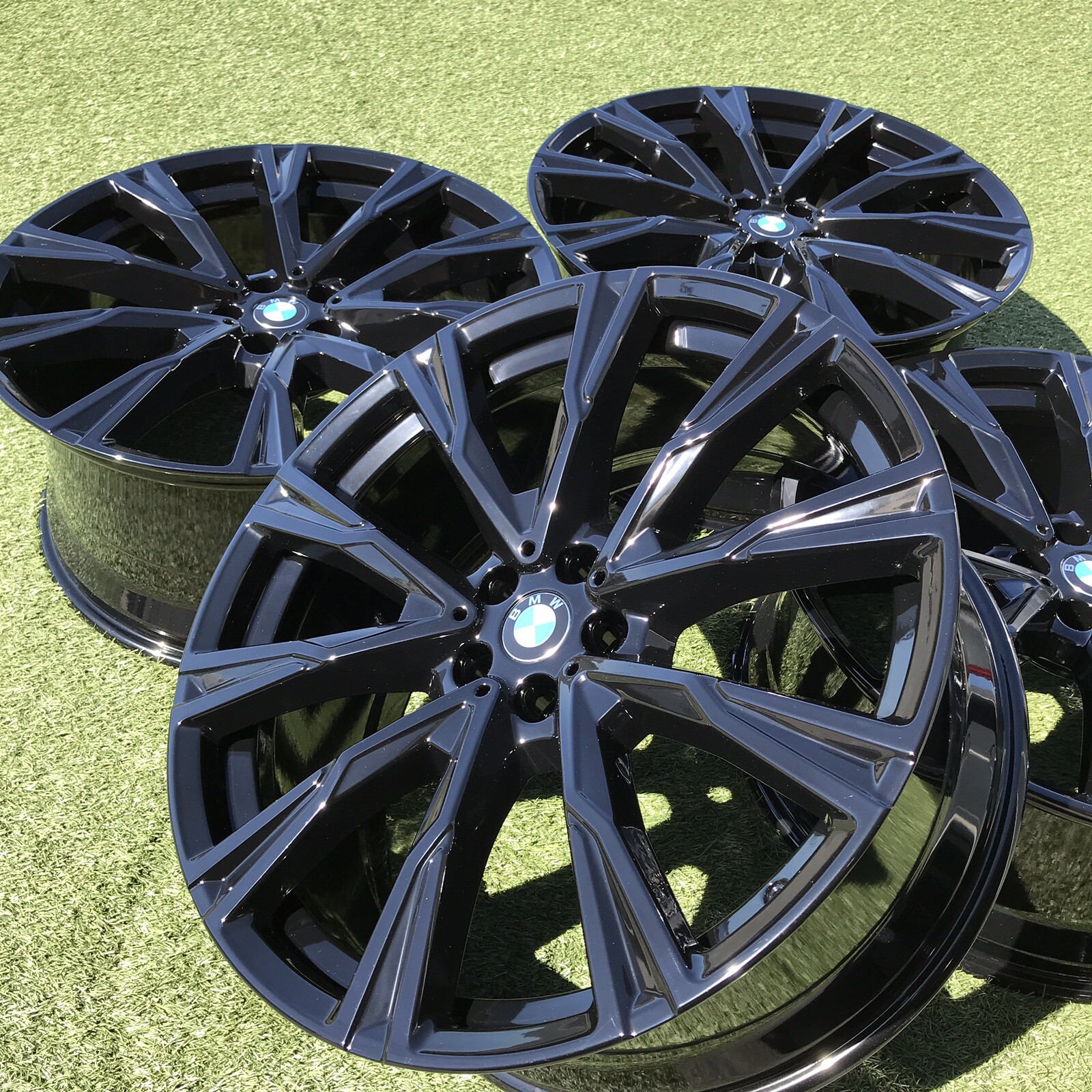 2022 BMW X7 G07 758 OEM Stock Factory Rims Wheels Black 22 | 10.5 ...