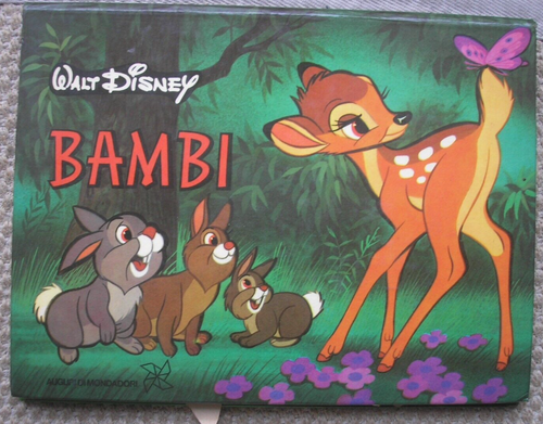 BAMBI LIBRO ANIMATO POP UP DA FILM DISNEY AUGURI DI MONDADORI 1973 ...