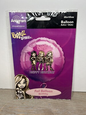 RARE BRATZ PASSION 4 FASHION 18" FOIL HELIUM BALLOON NEW SEALED HAPPY ...