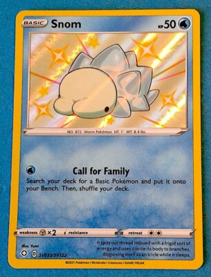 2021 SNOM HOLO POKEMON GOD CALL FOR FAMILY #SV33/SV122 SHINNING FATES ...