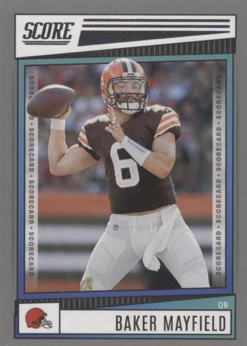 2022 Score - Baker Mayfield #203 Scorecard for sale online | eBay