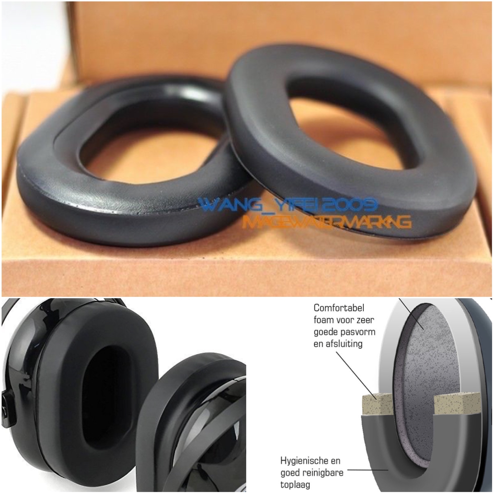 Noise Reduction Ear Pad Foam Cushion For Softcomm C C-Series Aviation Headsets | eBay