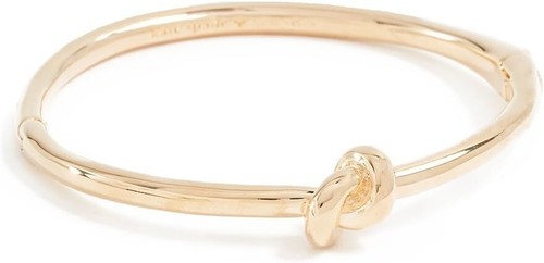 Bracelet NEW Kate Spade Sailor's Knot Hinge Bangle Gold w/Receipt /Dust ...