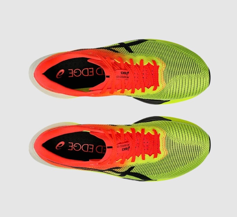 New Asics Metaspeed Edge Paris Shoes - Safety Yellow/ Black (1013A124 ...