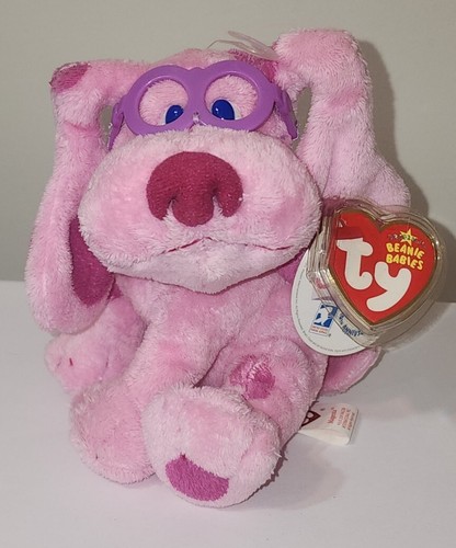 Ty Beanie Baby - MAGENTA the Dog (USPS PROMO TAGS)(Nick Jr. - Blues ...