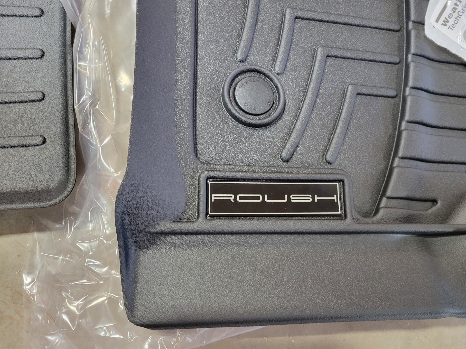 2017-2020 Ford F250 F350 F450 F550 ROUSH Floor Mat Set 3 Piece | Black