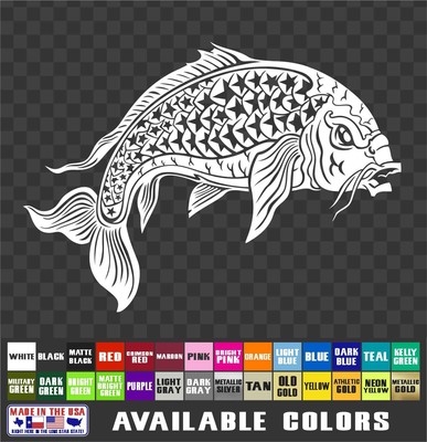 Bowfishing Sticker MAGA Carp arrow Fishing vinyl Decal Patriot Flag ...
