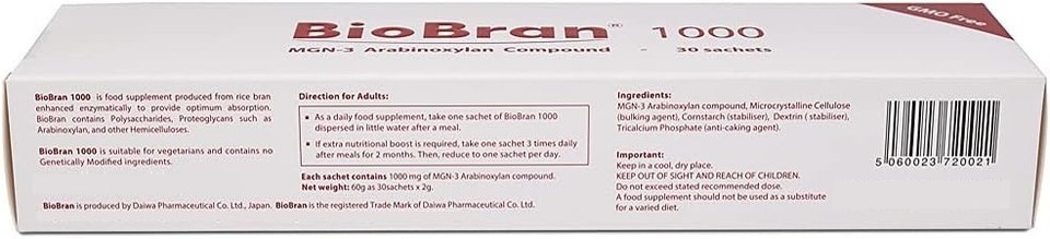 BioBran MGN-3 1000 mg- Immune System Support- 30 Sachets | eBay