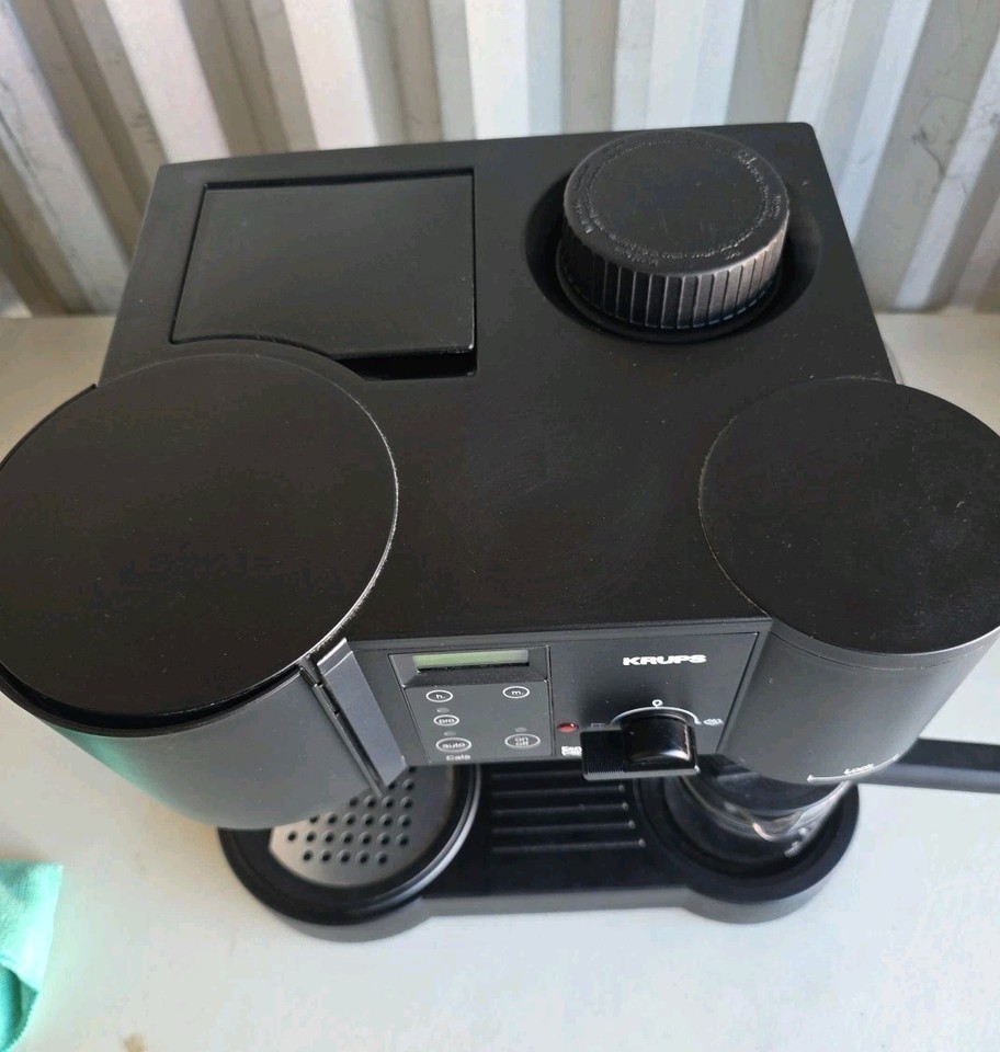 Krups #867 Cafe Bistro 4-Cup Espresso Maker / 10-Cup Coffee Machine ...