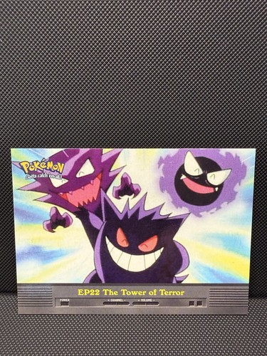 2000 Topps Pokemon TV #EP22 The Tower of Terror Gengar Series 2 Non Foil NM