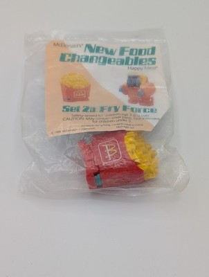 NEW! 1988 McDonald’s Happy Meal Toy Changeables Fry Force Transformers ...
