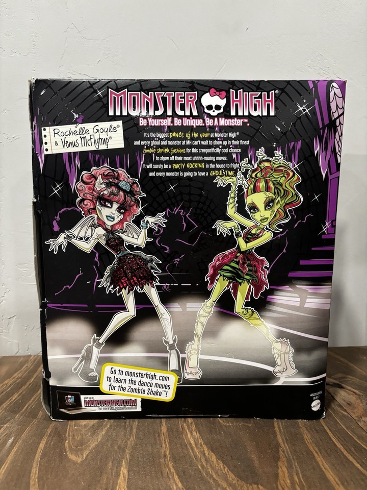 Monster High Doll Zombie Shake Rochelle Goyle & Venus McFlytrap new in ...