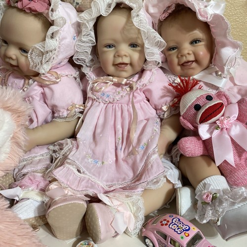 ASHTON DRAKE/WALTRAUD HANL VINYL & CLOTH 21 INCH VINYL & CLOTH "PRETTY ...