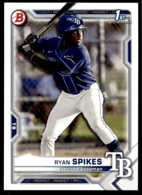 2021 Bowman Draft Ryan Spikes G289 Tampa Bay Rays #BD-63 | eBay