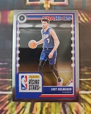 CHET HOLMGREN 2023-24 NBA Hoops Premium Stock RISING STARS #293 OKC 🔥 ...