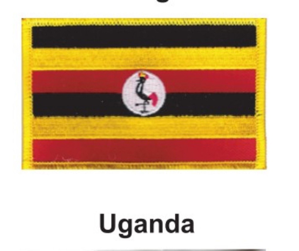 UGANDA FLAG EMBROIDERED PATCH - IRON-ON - NEW 2.5 x 3.5" FREE SHIPPING | eBay