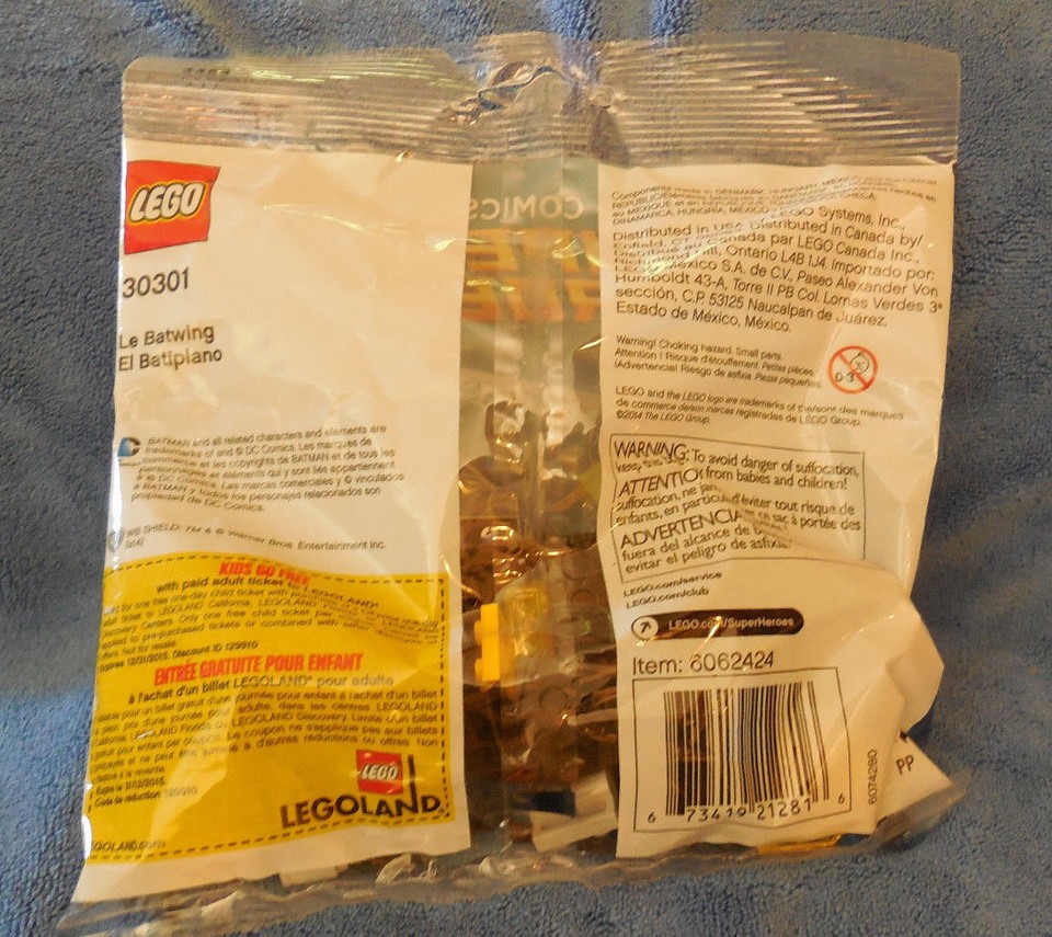 LEGO® 30301 DC Comics Super Heroes: Batman BATWING NEW IN SEALED BAG ...