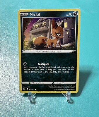 Nickit 047/072 Shining Fates Pokemon Card NM | eBay