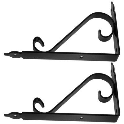 2 Sets of Household Wall Angle Brackets Wall Mounted Corner Brackets ...