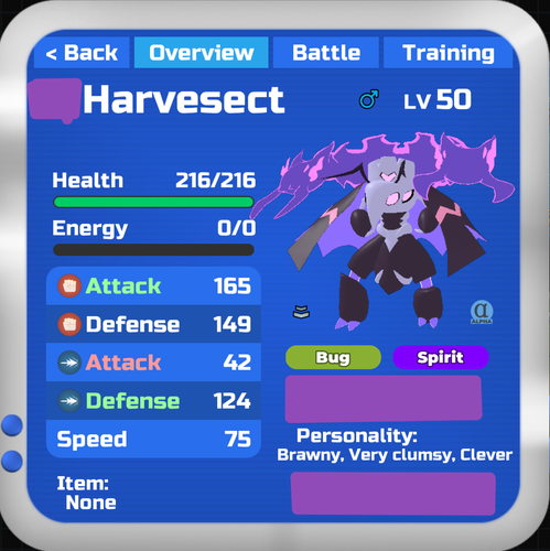 🪲Roblox Loomian Legacy Gleam Harvesect PERFECT PVP NATURE! 🪲Fast ...