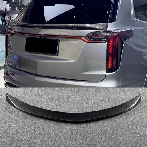 Fit For Cadillac XT6 20-24 Carbon Fibre Rear Tailgate Door Spoiler Lip ...