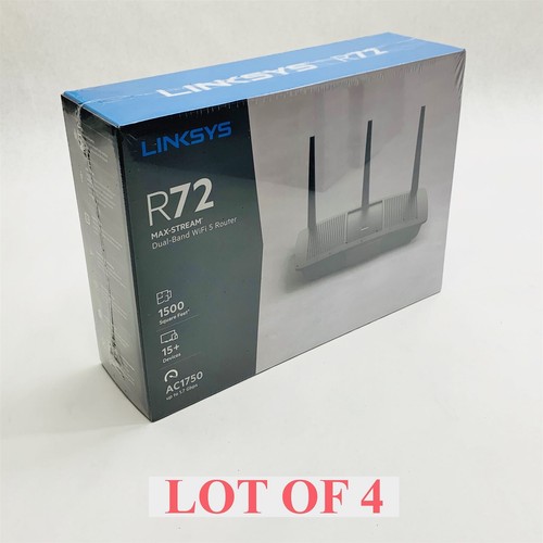 Linksys EA7200 R72 Max-Stream AC1750 Dual-Band WiFi 5 Gigabit Router ...