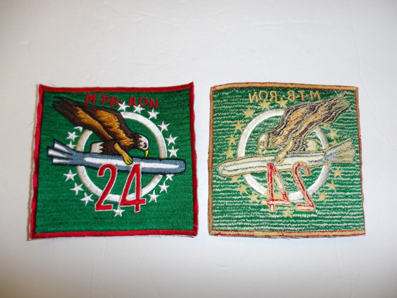 b2078 WW2 US Navy PT patch Patrol Motor Torpedo Boat Squadron Ron 24 ...