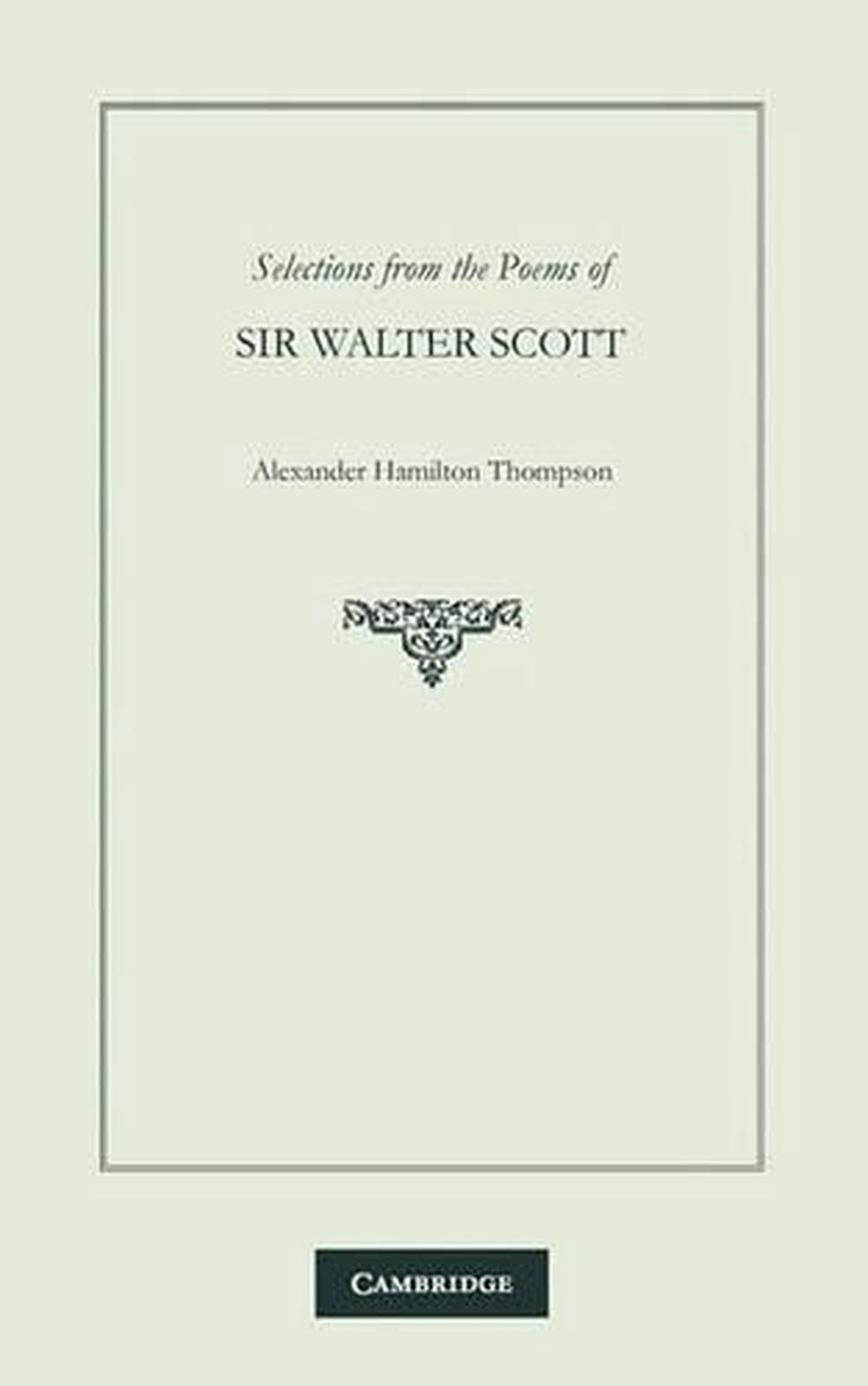 Selections from the Poems of Sir Walter Scott by W. Scott (Paperback ...
