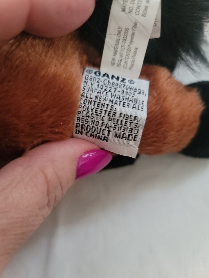 Gantz Brown Arabian Brown Horse Plush Stuffed Animal 9" Tall Black Mane ...