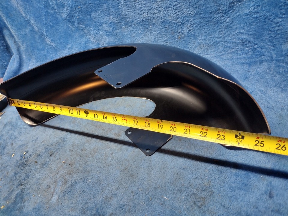 "Custom Chopper Front Fender 6"" Wide Pointed Tip Harley Davidson Big ...