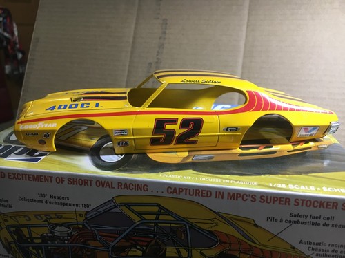 MPC PONTIAC GTO SUPER STOCKER UNASSEMBLED MODEL KIT 1:25 W/ PRE-PAINTED ...